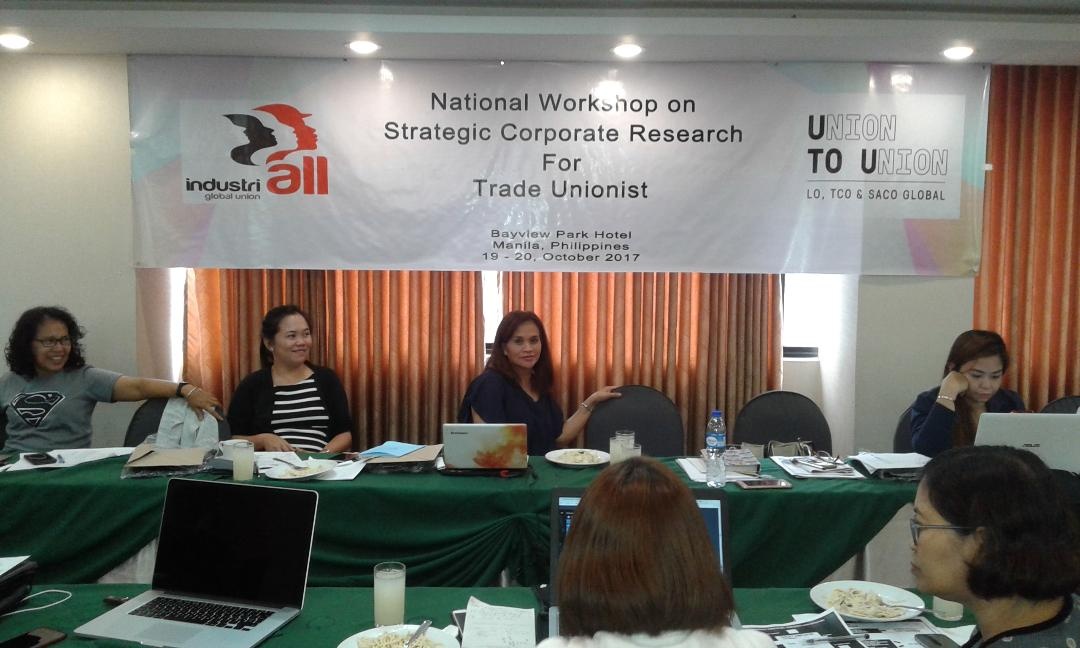 Philippines: Strengthening research capacity of trade unions | IndustriALL