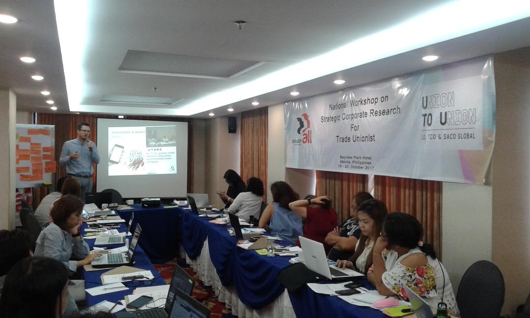 Philippines: Strengthening research capacity of trade unions | IndustriALL