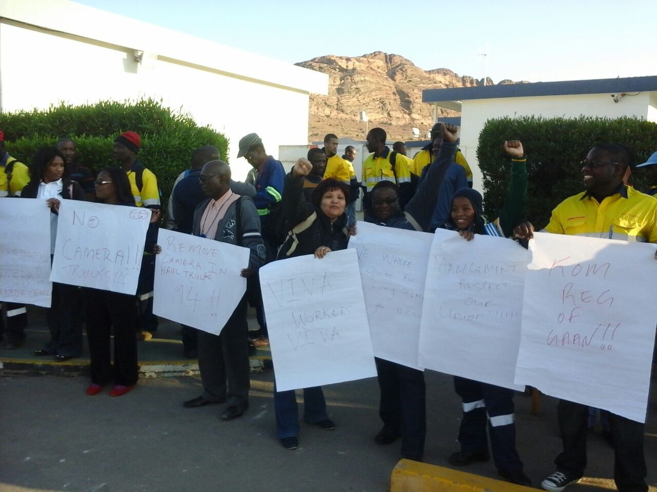 Workers protest against ‘return to apartheid’ at Rio Tinto in Namibia ...