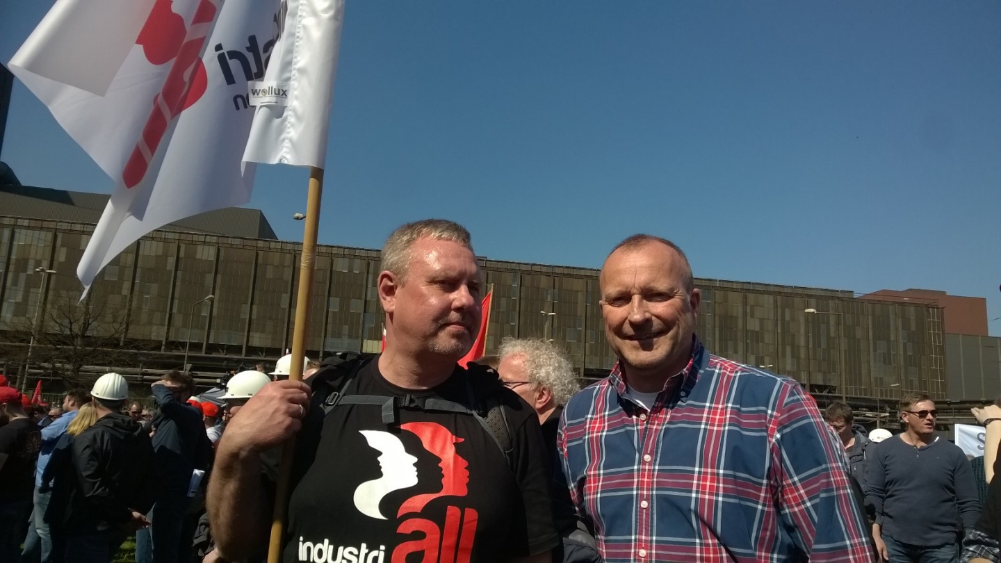 German steelworkers raise their voice | IndustriALL