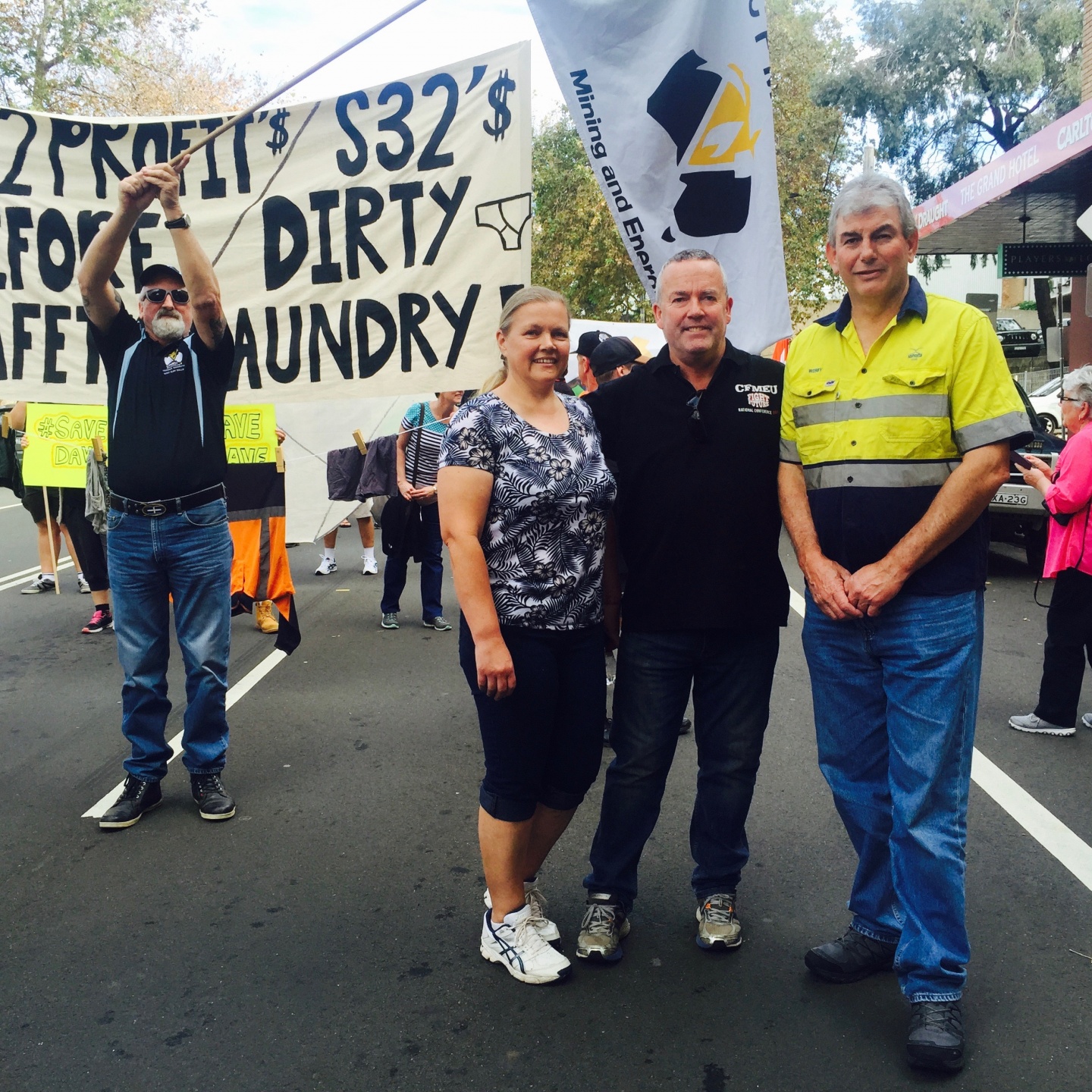 Save Dave: Australian miner sacked after leading underwear protest ...