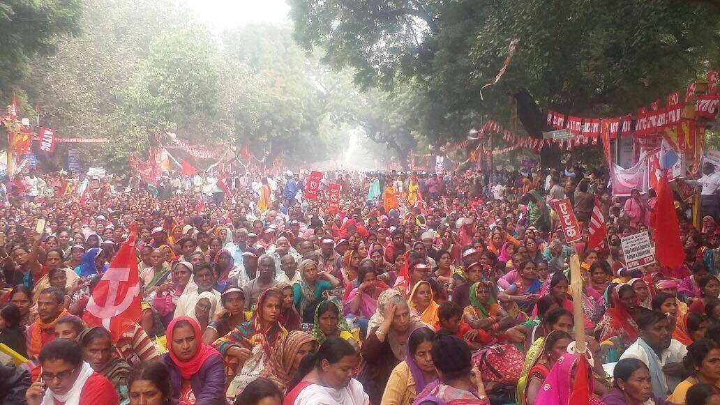 Indian unions mobilize thousands of workers to protest anti-worker ...