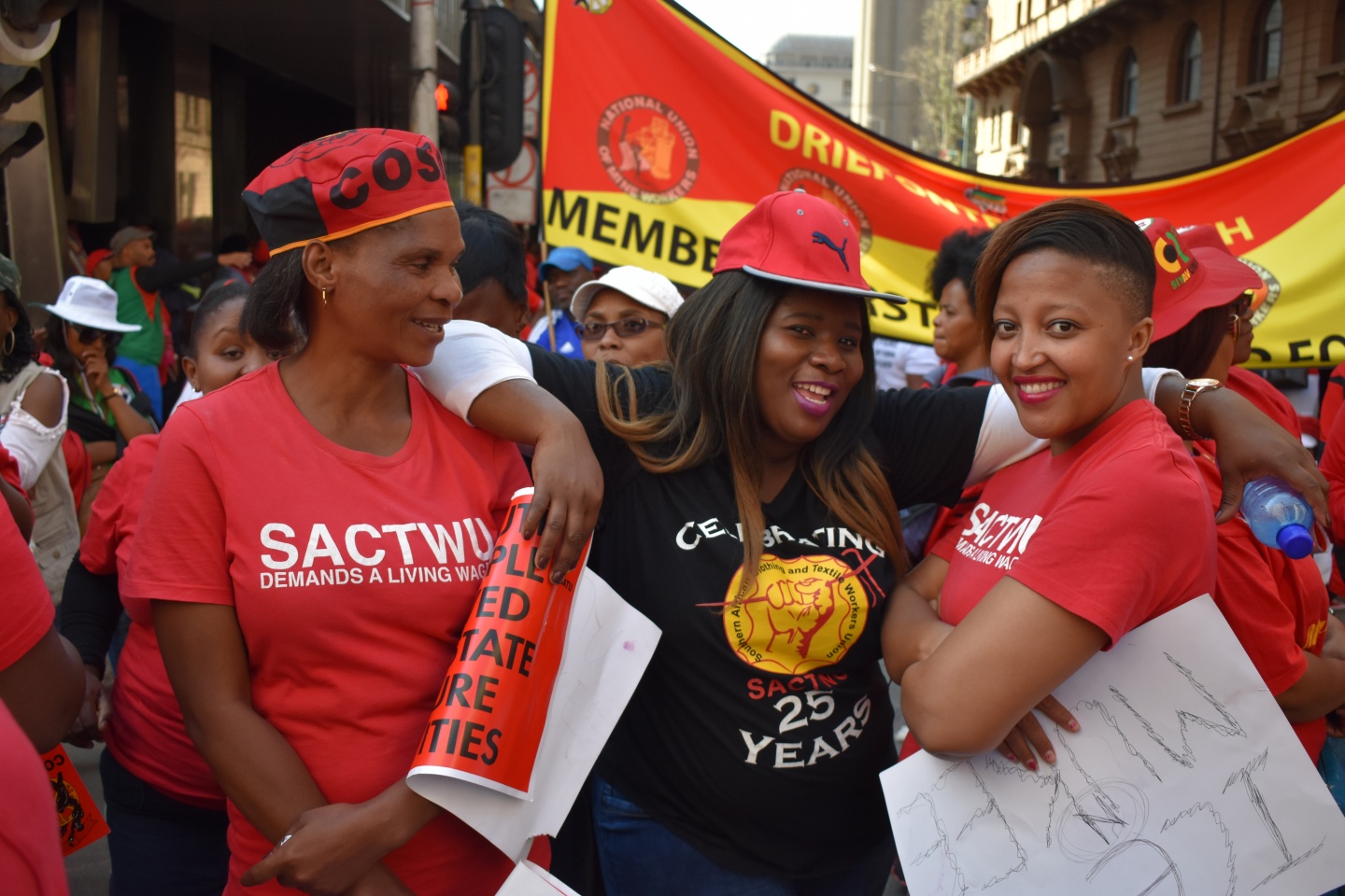 South Africa Thousands Of Workers Support National Strike Industriall
