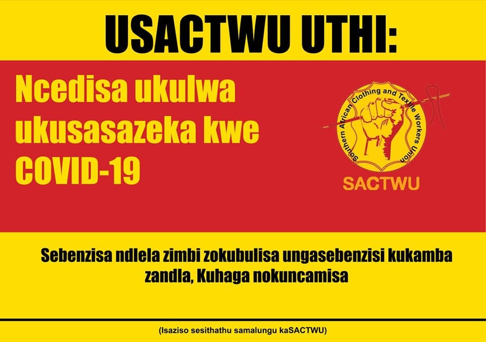 Union educates on COVID-19 as South Africa confirms more cases ...