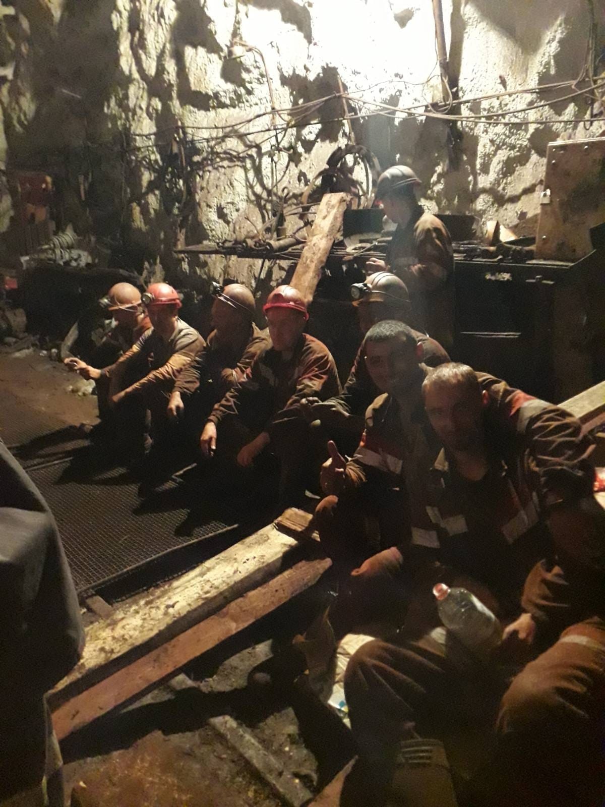 Ukrainian miners protest underground | IndustriALL