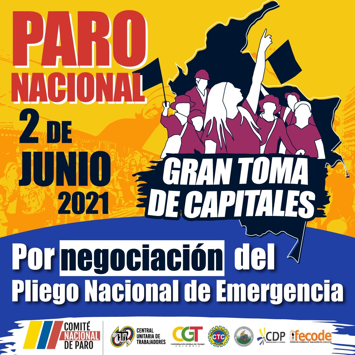 El comité nacional del paro desarrolla nuevas movilizaciones en ...