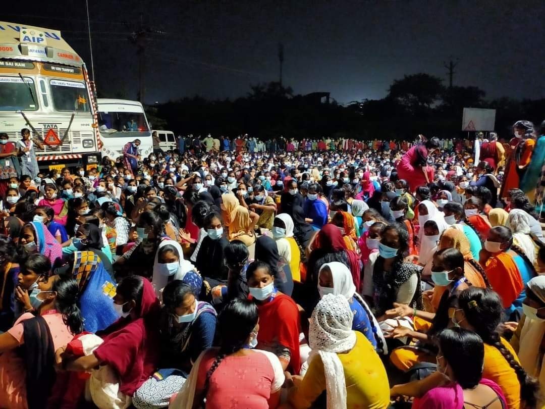 India: Workers protest in Foxconn facility | IndustriALL