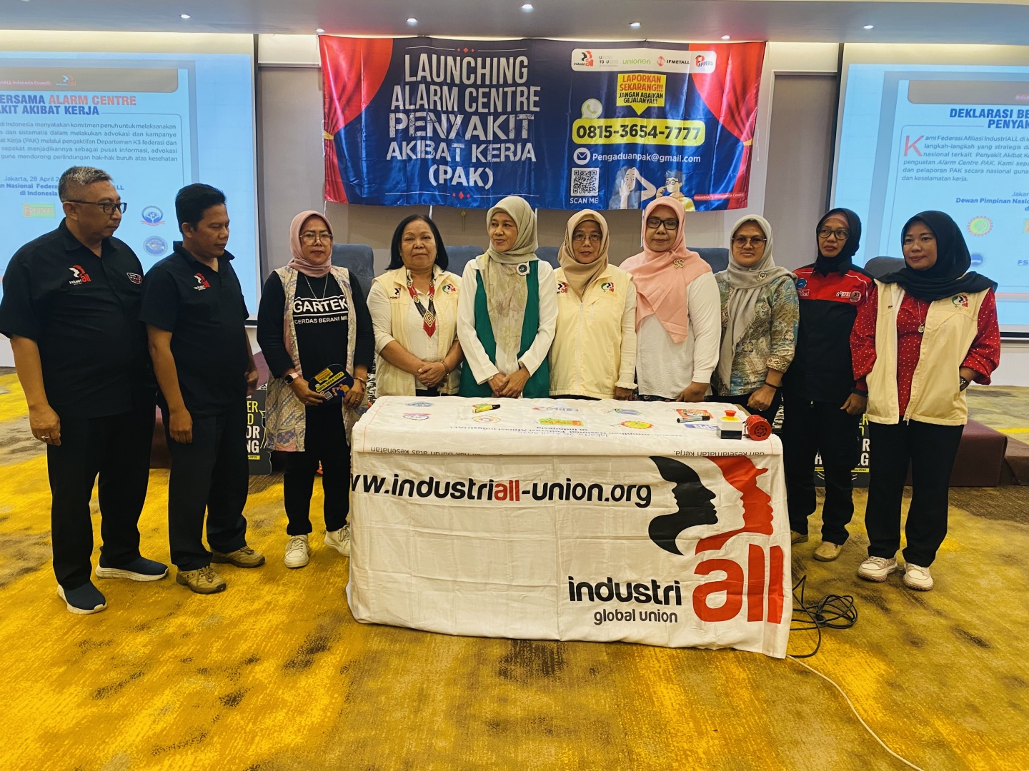 Indonesian unions launch OSH alarm centre | IndustriALL