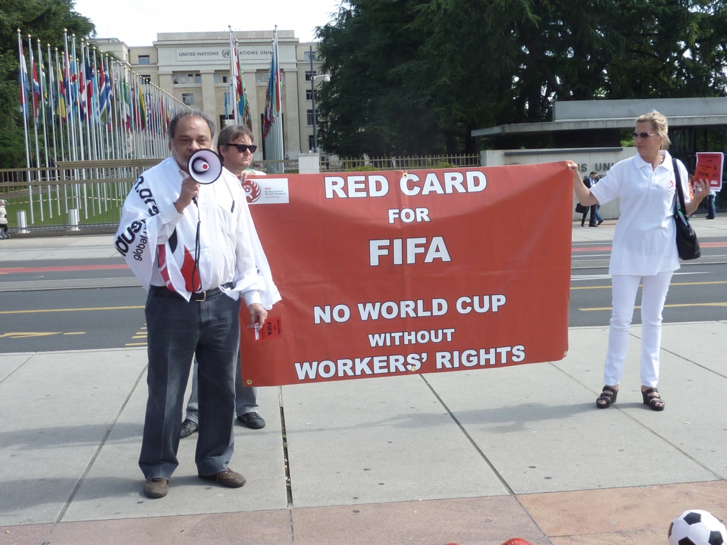 IndustriALL and IUF join BWI and demand a “Red Card” for FIFA | IndustriALL