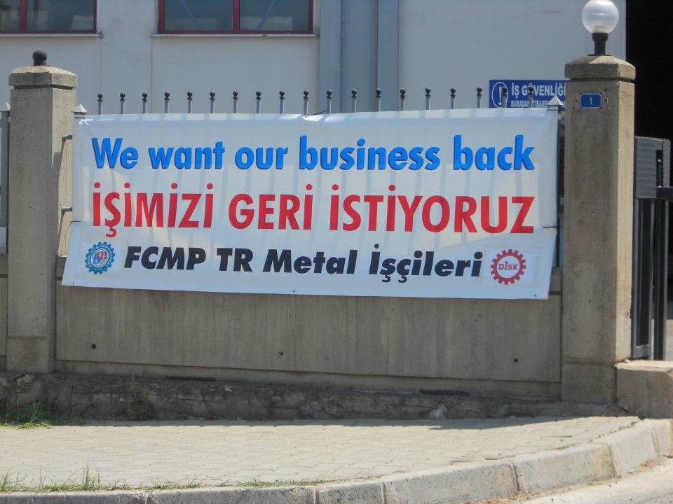 Sacked workers reinstated at FCMP metal factory in Turkey | IndustriALL
